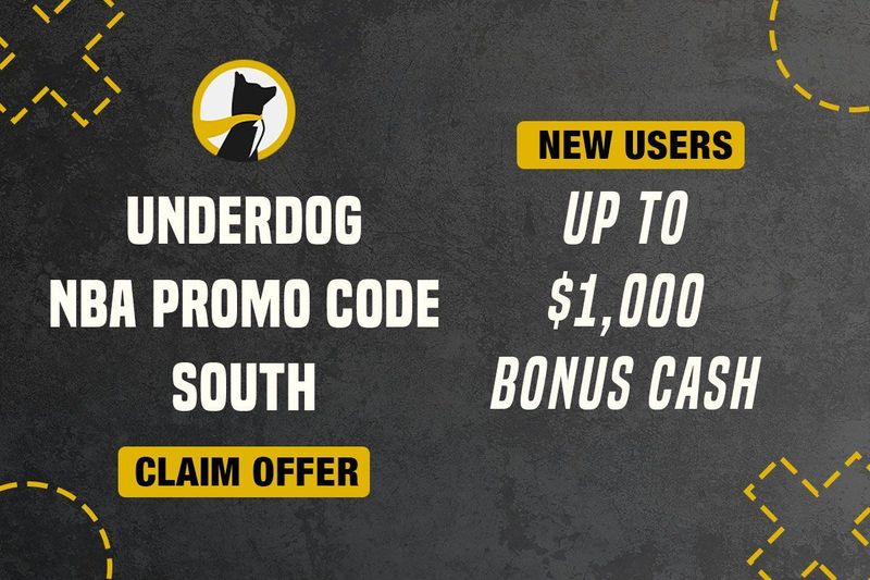 Underdog NBA Promo Code SOUTH: $1,000 Deposit Match for Saturday Slate ...
