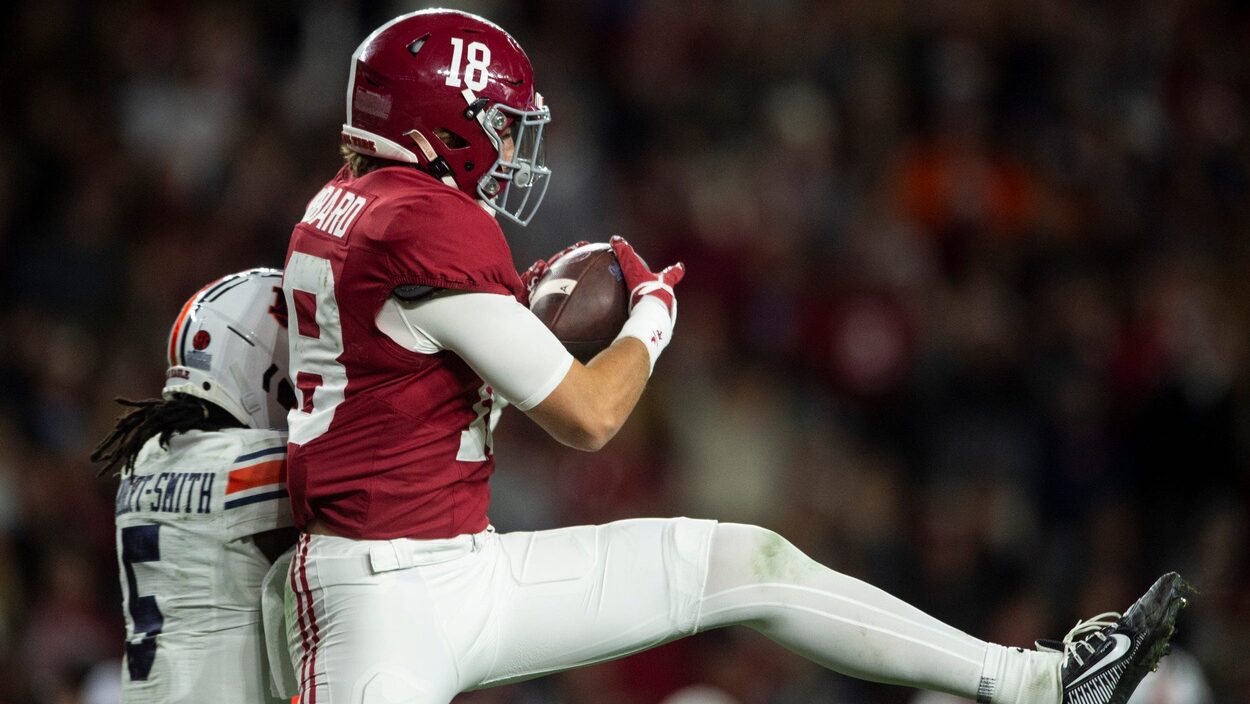 Alabama's Bray Hubbard reacts to clip of him jogging in loss to Florida ...