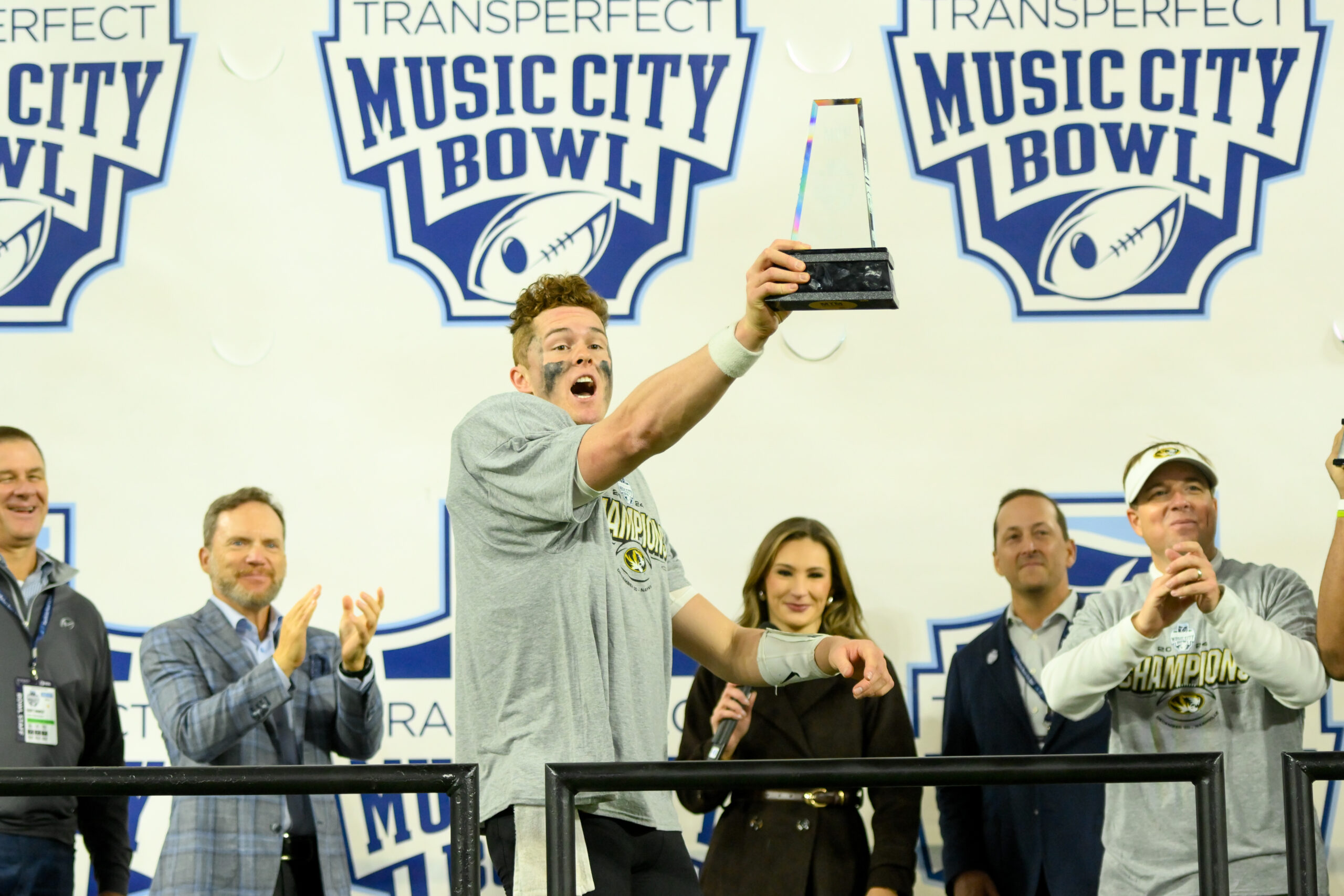 Brady Cook bids heartfelt farewell to Mizzou following Music City Bowl ...