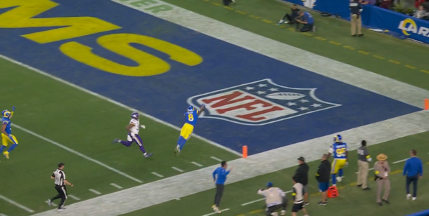 Jared Verse adds scoop and score TD to extend Rams’ lead over Vikings ...
