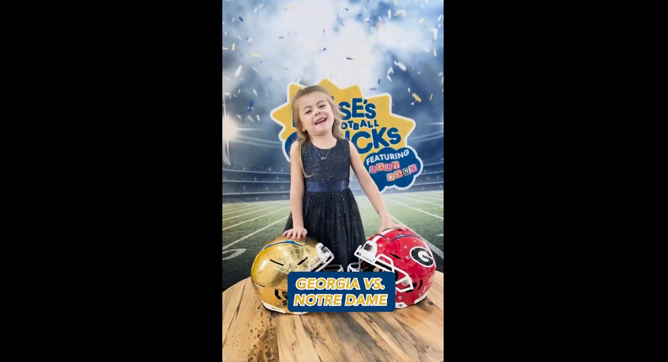 Laura Rutledge's daughter, Reese, picks Notre Dame-Georgia Sugar Bowl ...