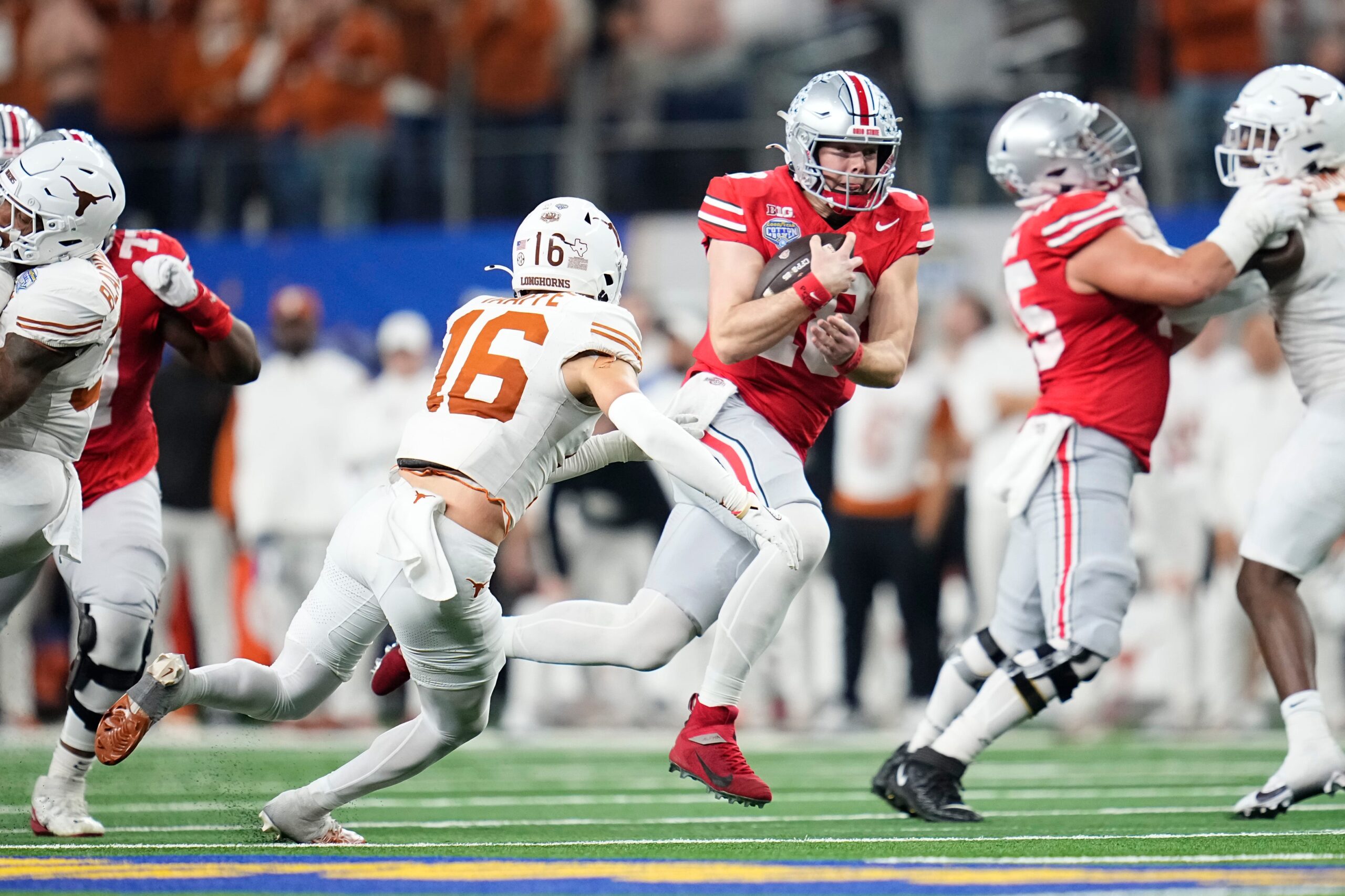 Michael Taaffe announces return to Texas for 2025 season - Saturday ...