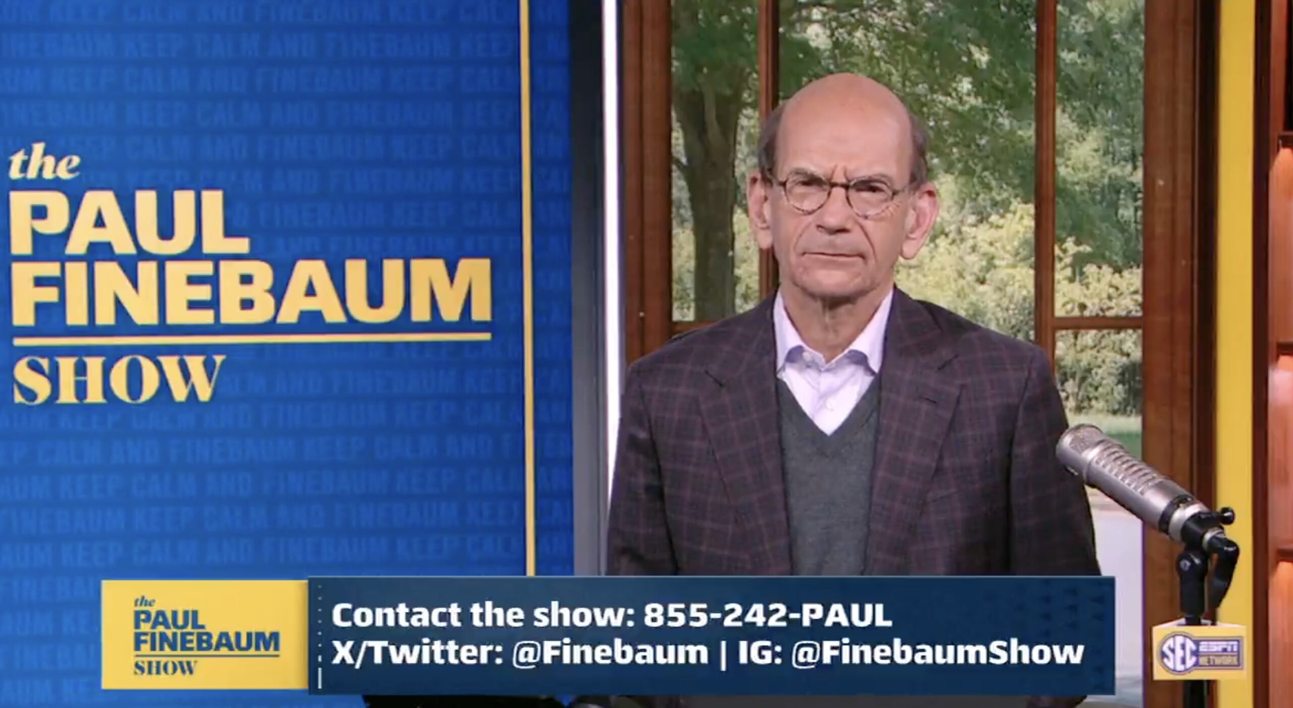Paul Finebaum caller 'Slammer' awkwardly broadcasts apparent doctor's ...