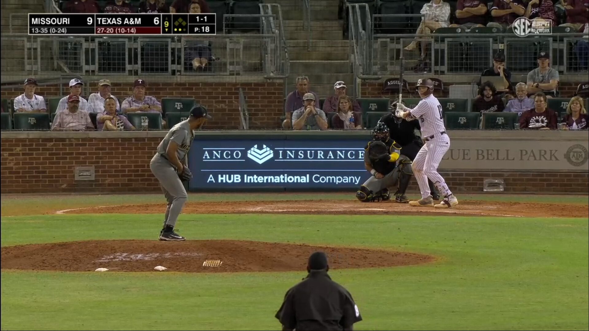 Mizzou scores 6 in the 9th to defeat Texas A&M for first SEC win of ...