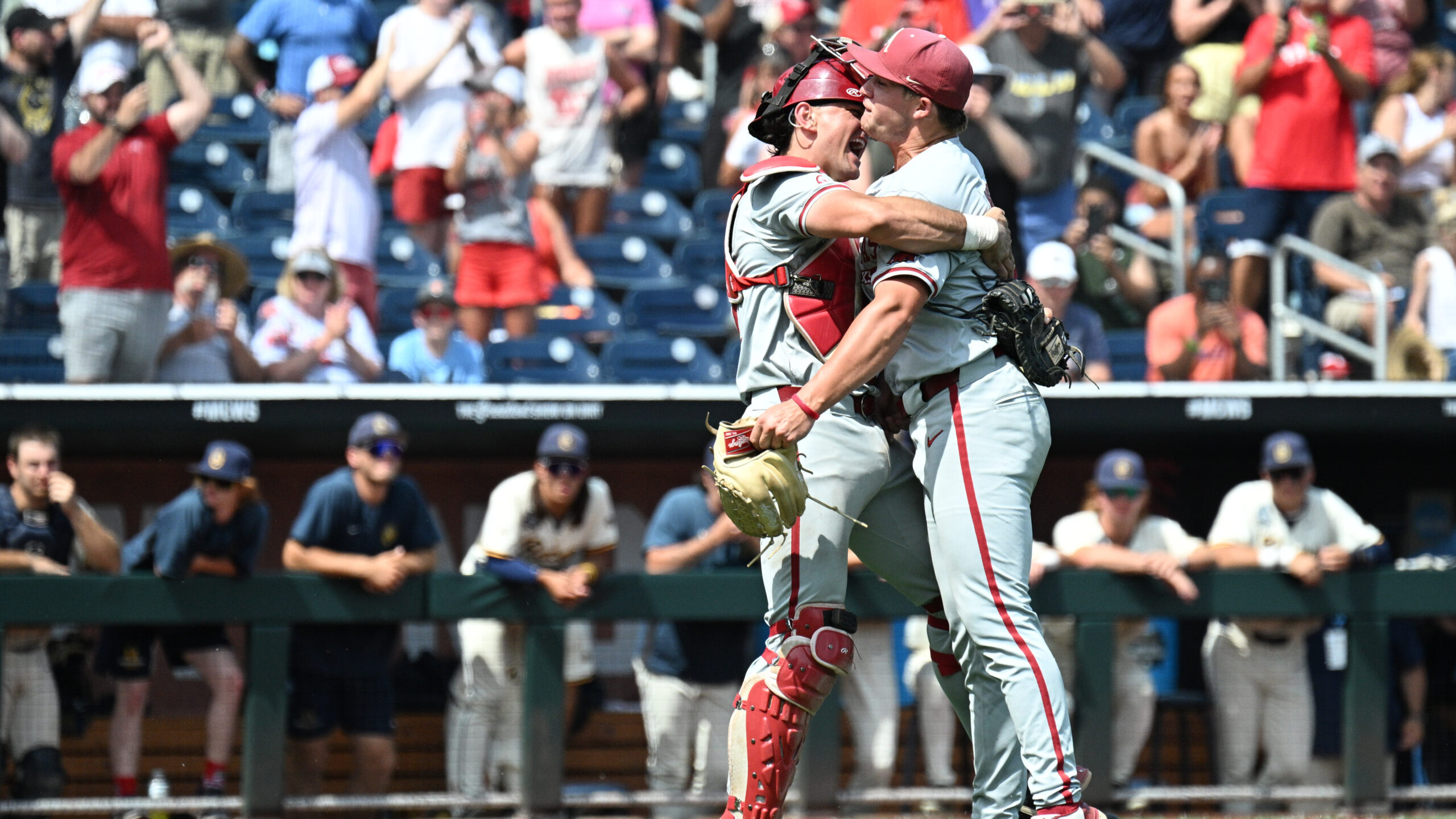 Gage Wood gave his dad the ball from final out of historic CWS ...