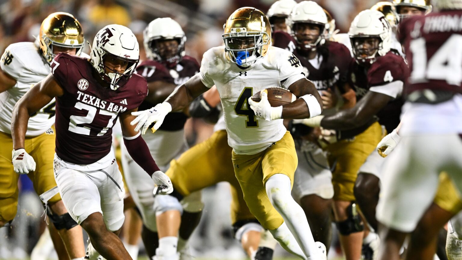 Texas A&M looks for revenge vs. Notre Dame: Predictions, picks, odds - Saturday Down South