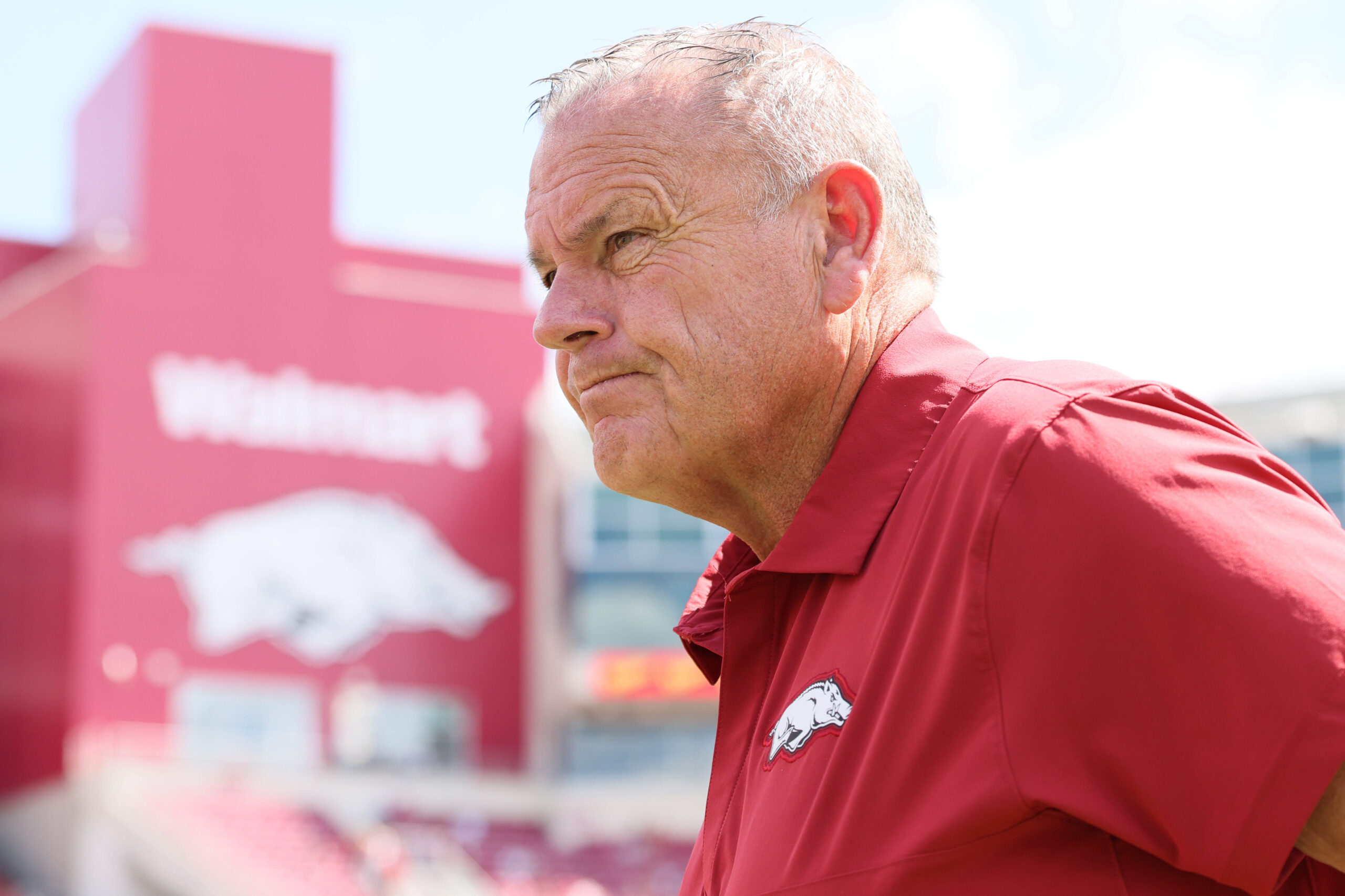 Sam Pittman summarizes disastrous first half: ‘We can’t stop them ...