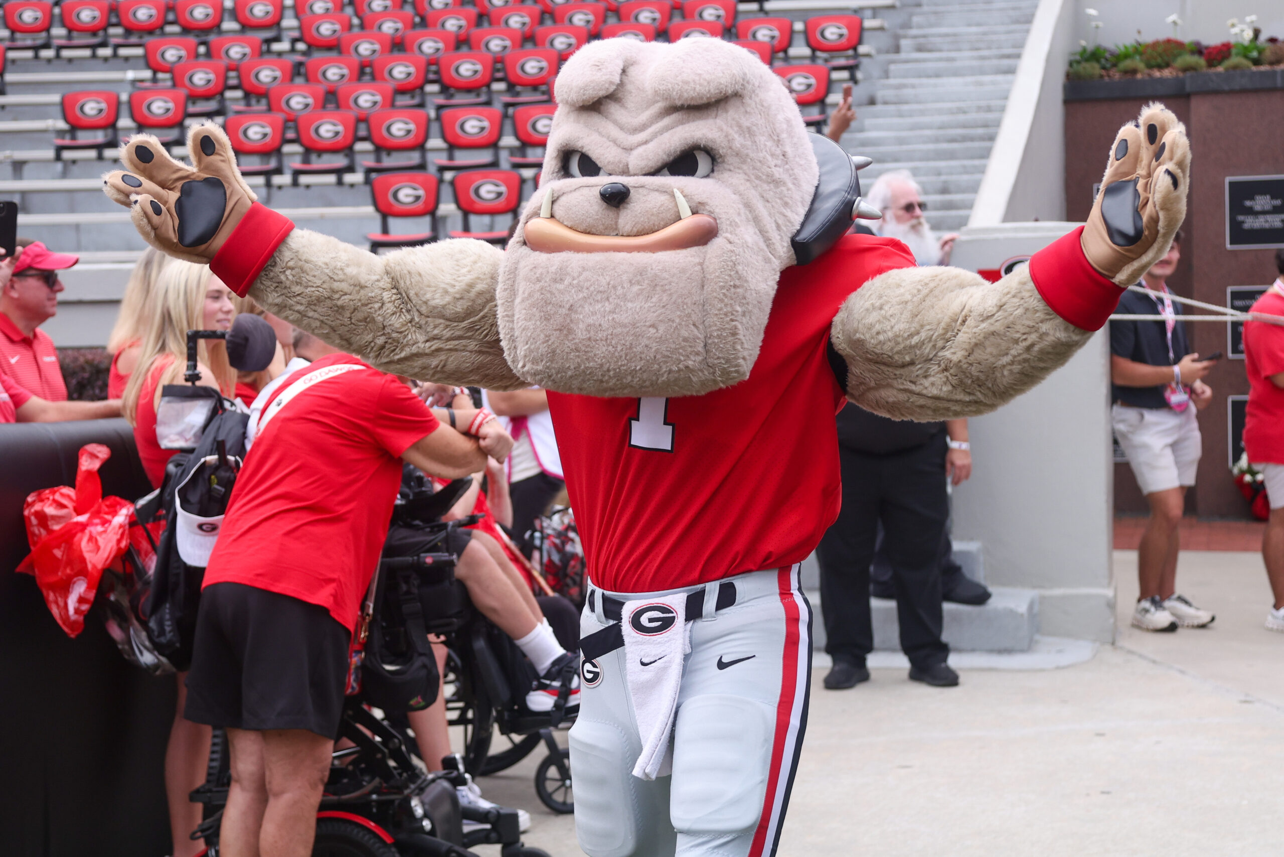 Georgia football in weather delay vs. Austin Peay due to lightning ...