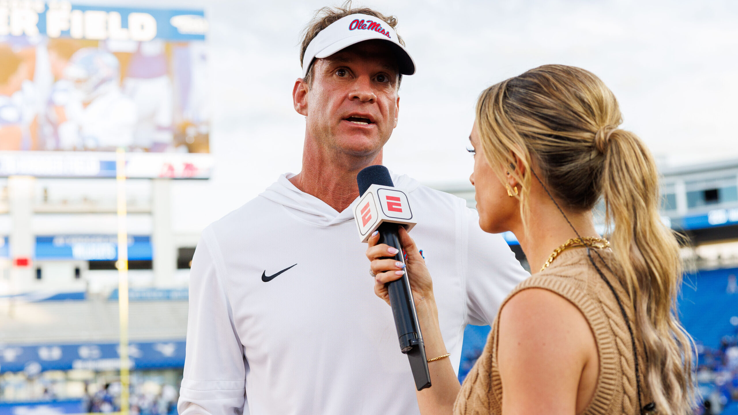 Lane Kiffin jokes about $500,000 savings after Ole Miss avoids field ...