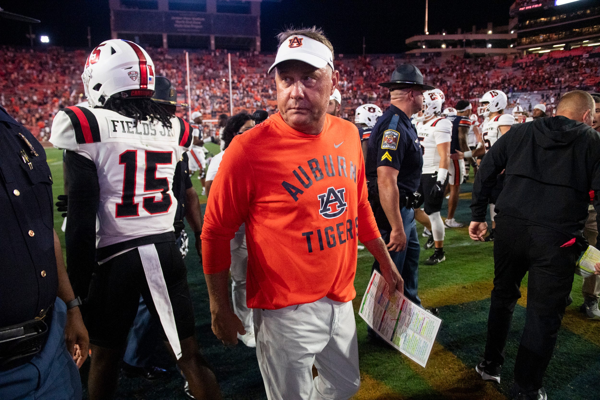 Auburn video shows fiery speech from Hugh Freeze prior to home-opener ...