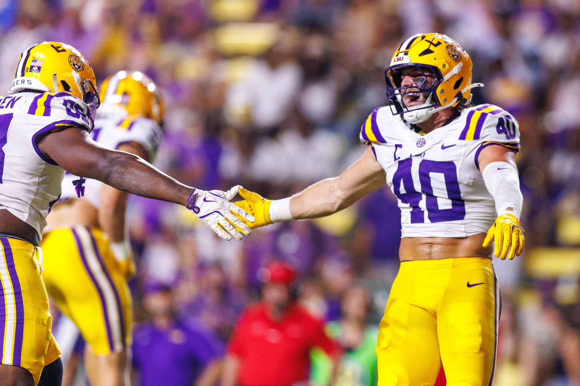 Jacob Hester, former LSU linebacker, mocks Whit Weeks' targeting ...