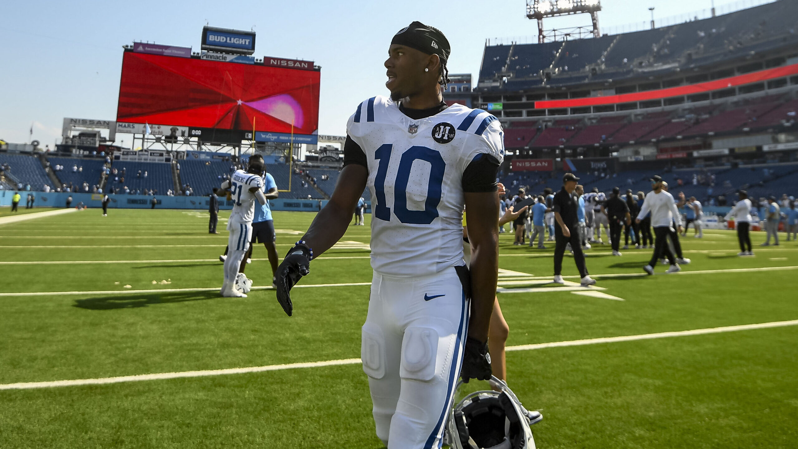 AD Mitchell fumbles away 76-yard TD due to early celebration - Saturday ...