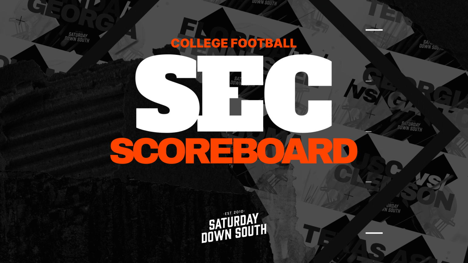 Week 4 SEC scores, stats and standings - Saturday Down South