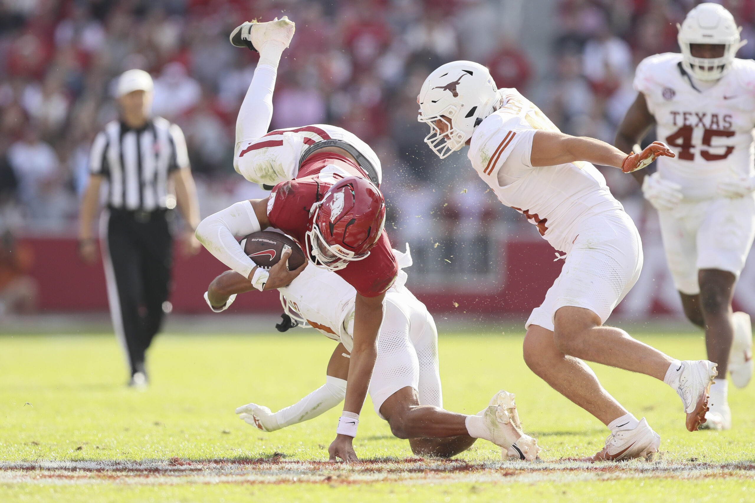 SEC finalizes kickoff time, TV info for Arkansas vs. Texas in Week 13 ...