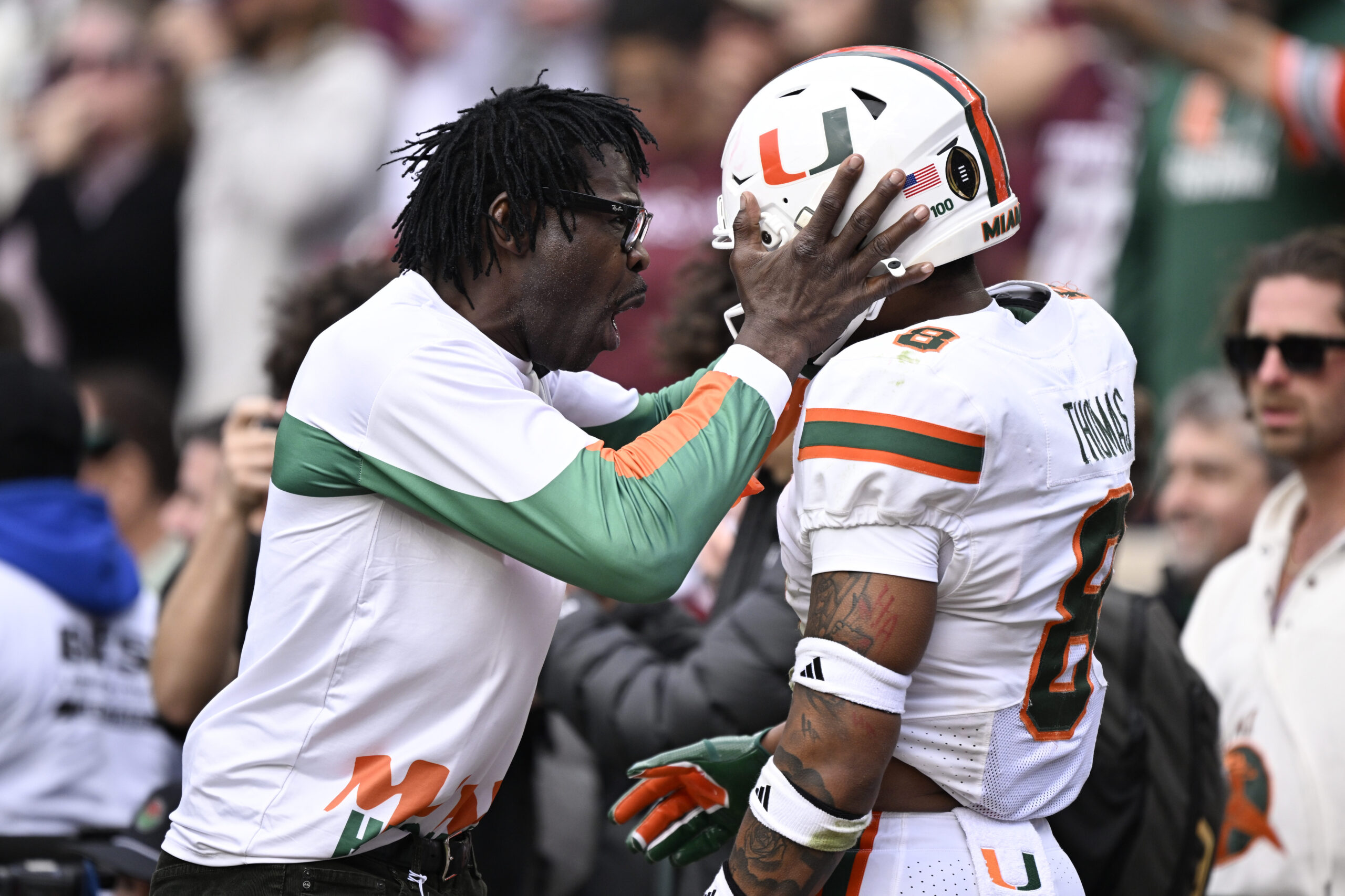 Michael Irvin whips Texas A&M jersey with belt after Miami win ...