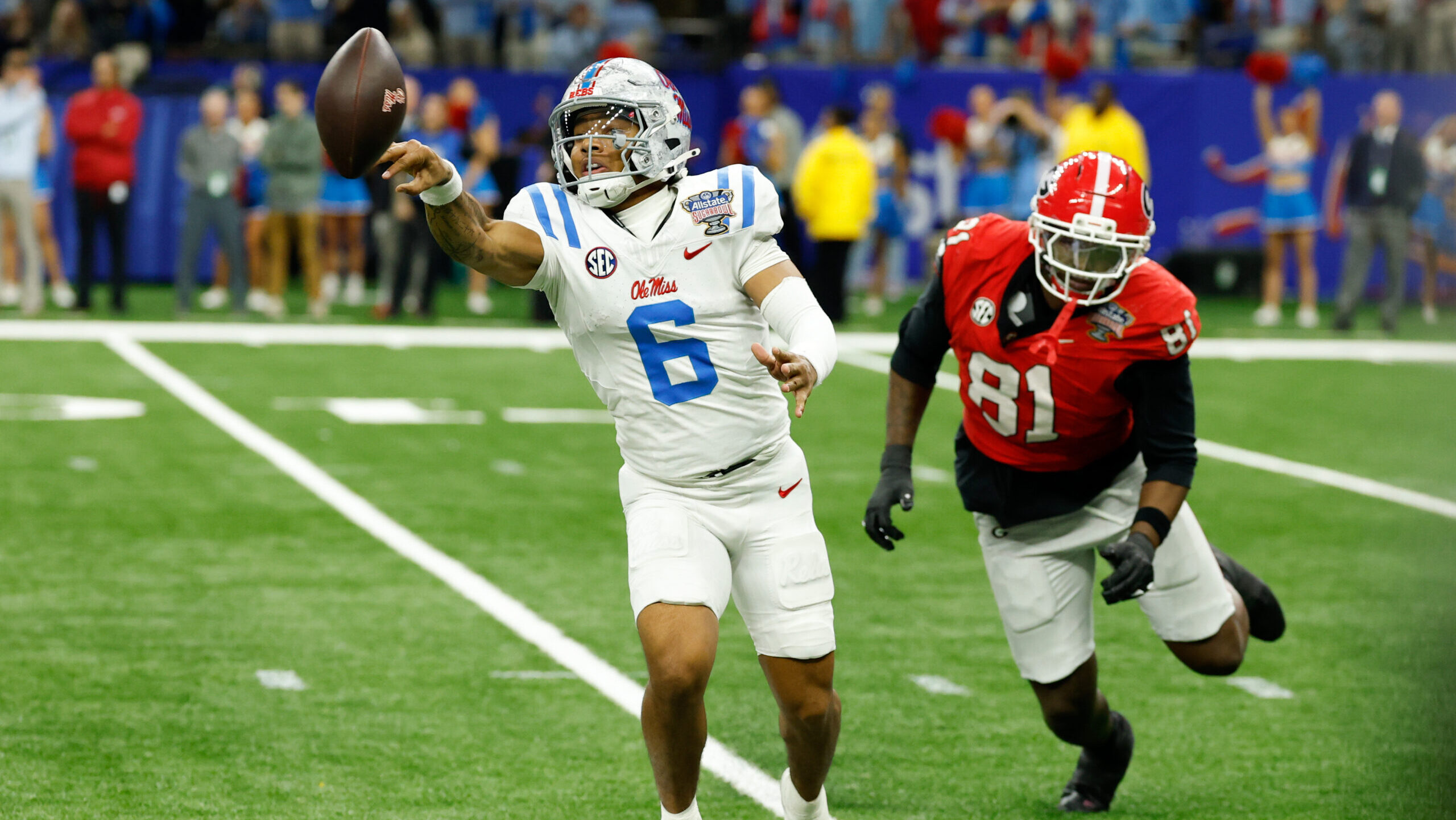 Trinidad Chambliss delivers legendary drive to give Ole Miss lead over ...