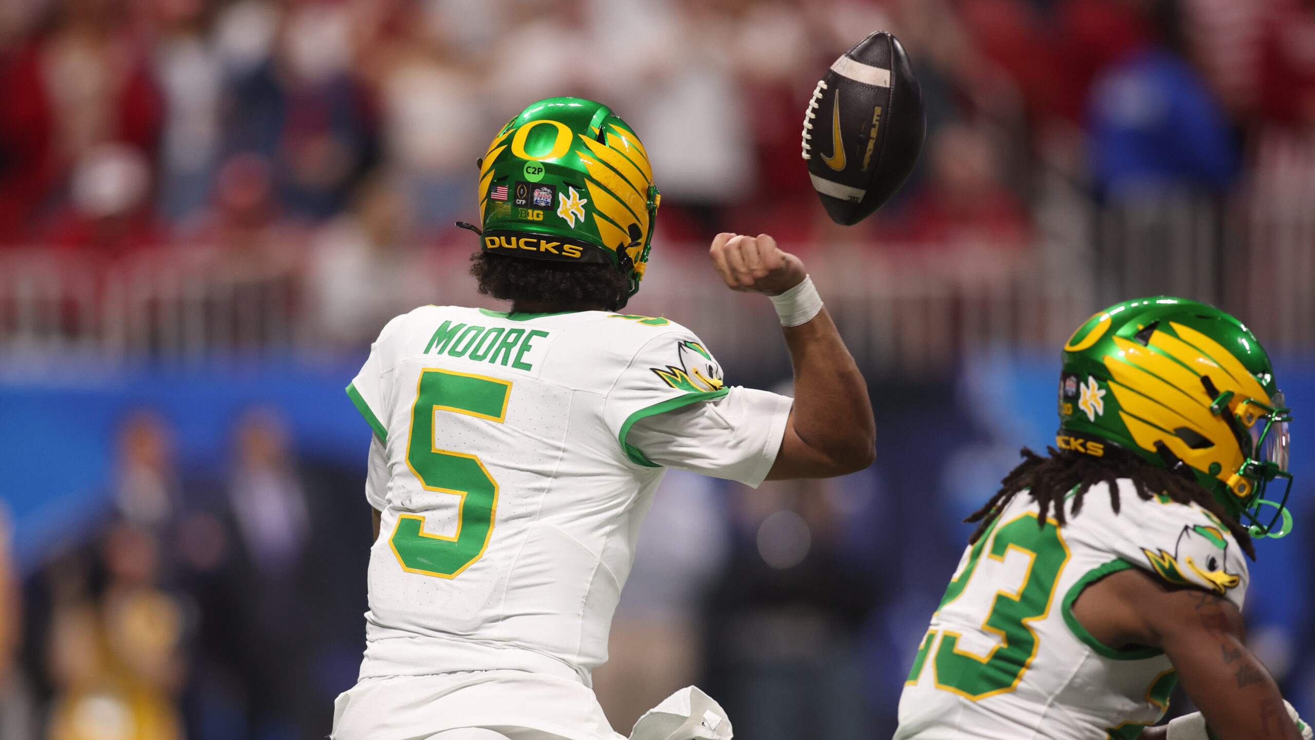 Dante Moore struggles against Indiana as first-half turnovers put ...