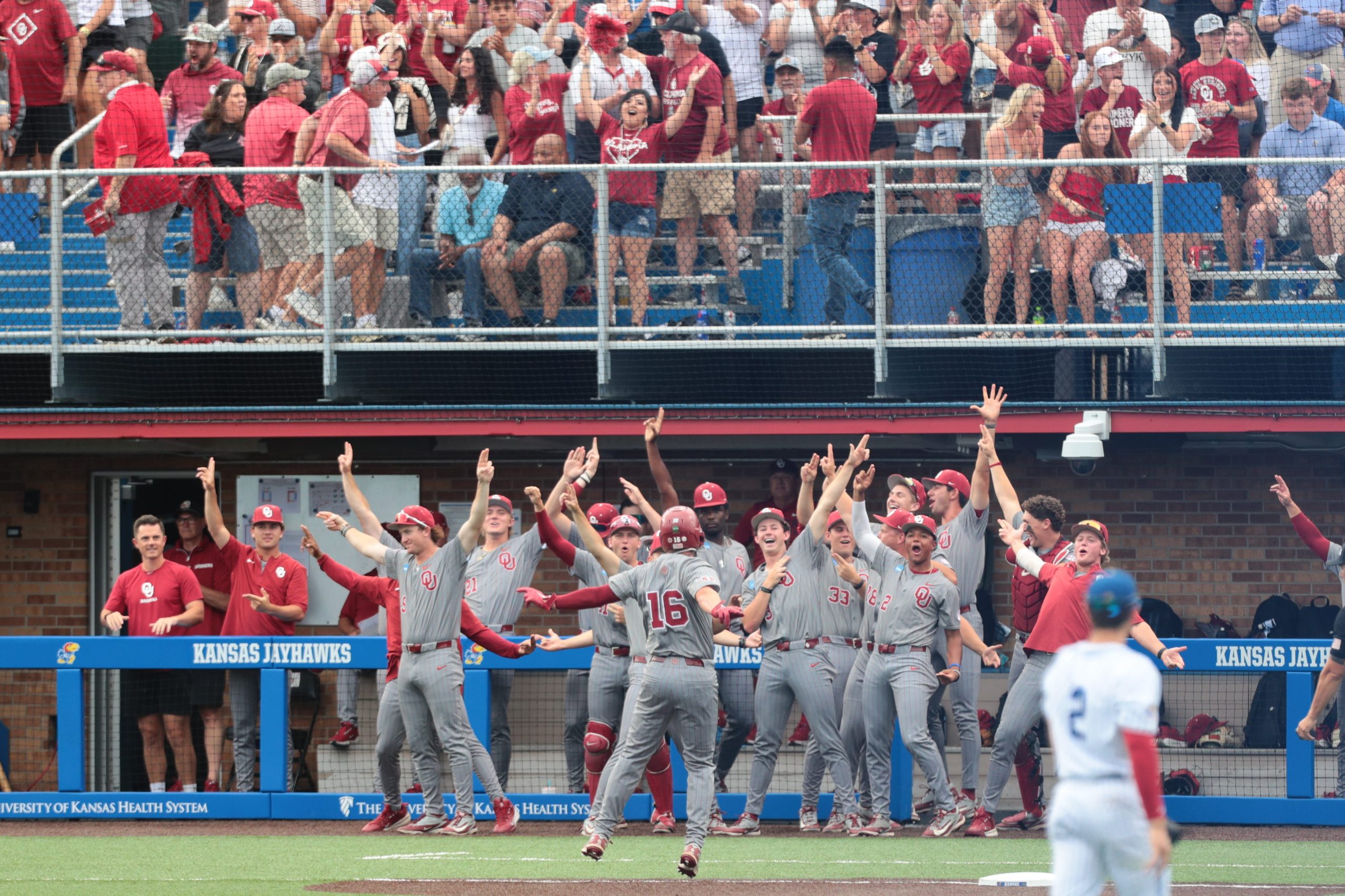 Oklahoma Sooner Baseball Takes 8-1 Lead Against Kansas in Super ...