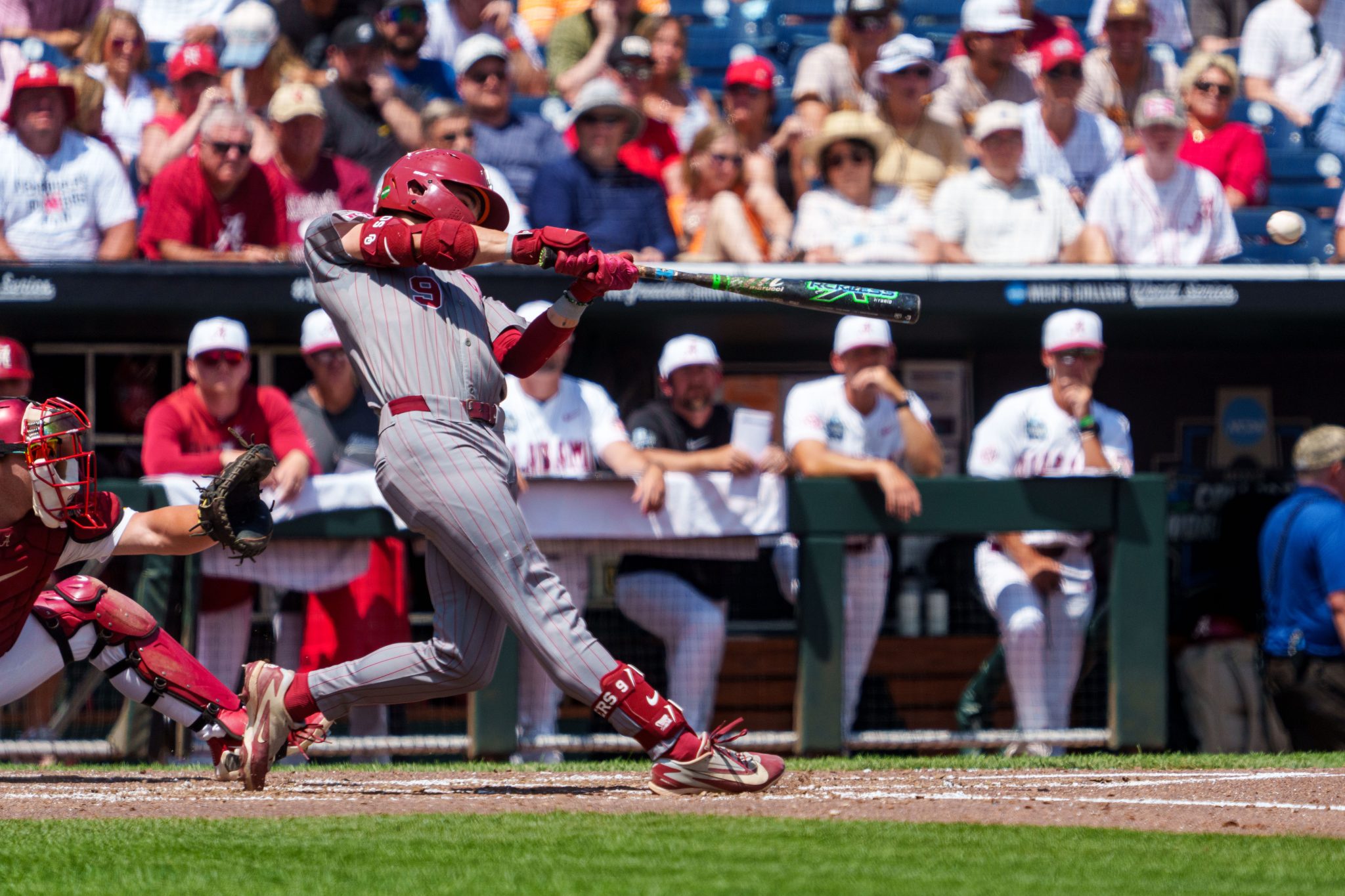 Oklahoma gets shutout win over Alabama, moves into winner's bracket at ...