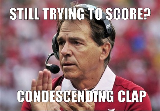 Popular Alabama football memes from recent years
