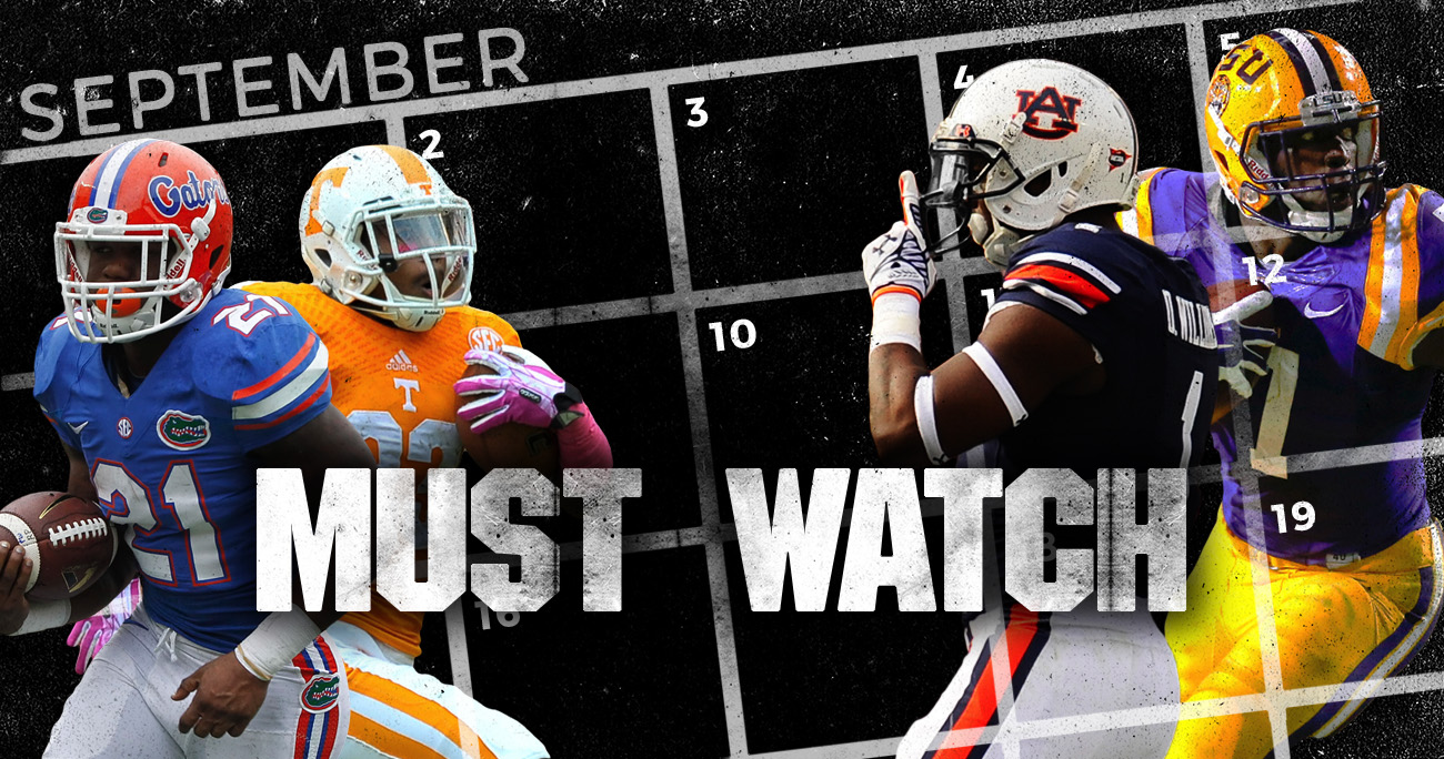 5 best September games in the SEC