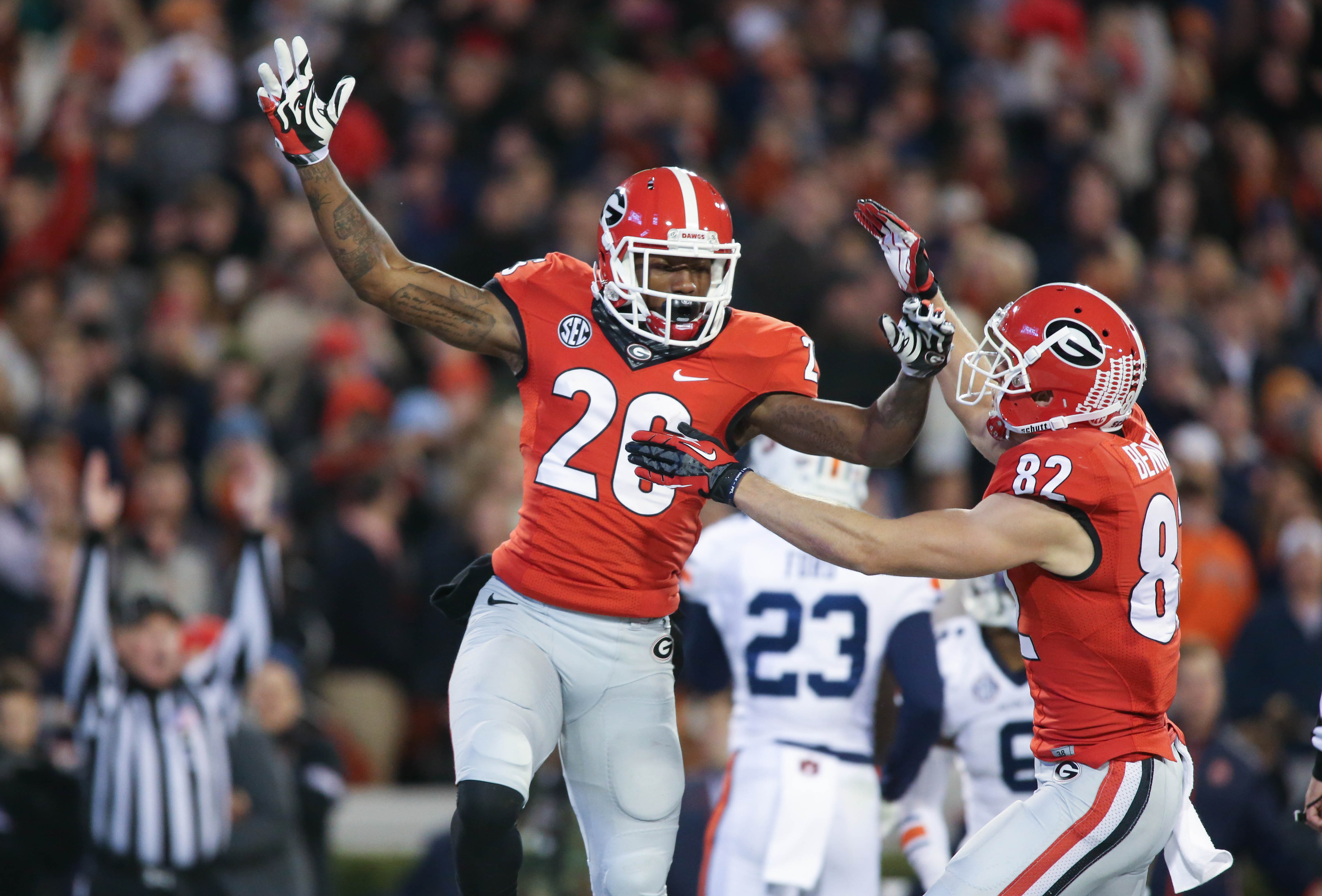 Former Georgia WR Malcolm Mitchell makes impressive NFL debut for New ...