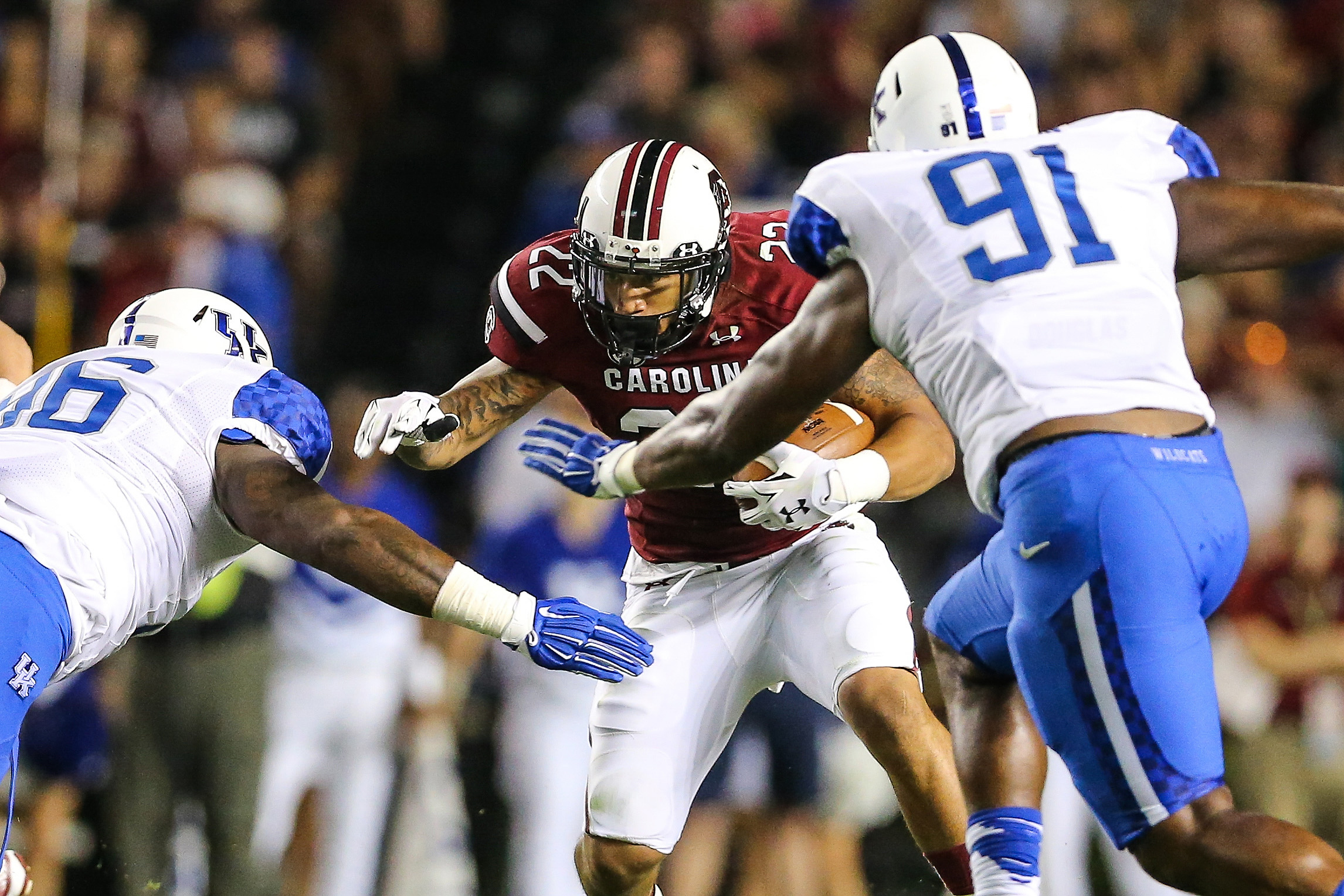 Kentucky defensive tackle Regie Meant leaving the team indefinitely