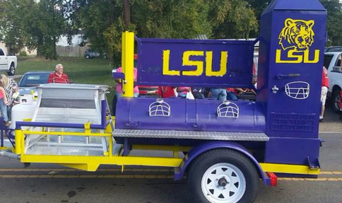 Photos: Alligator is a popular menu item at LSU tailgates today
