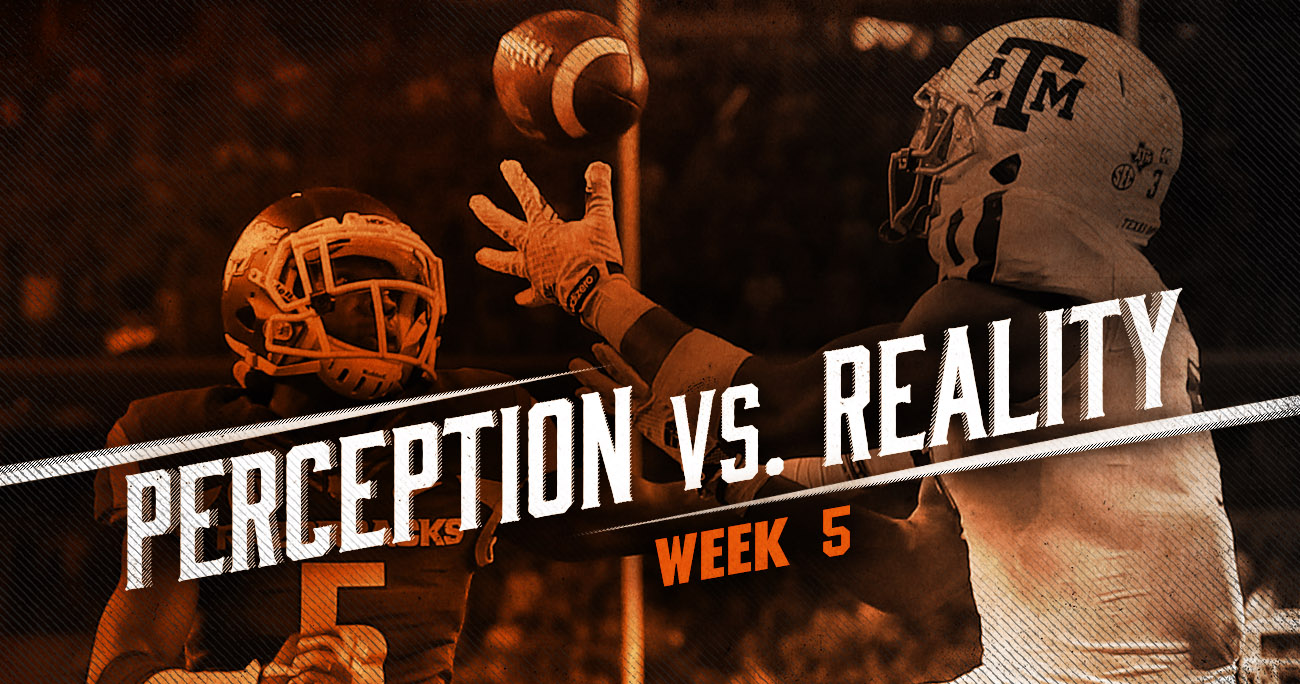 Perception vs. reality: Week 5