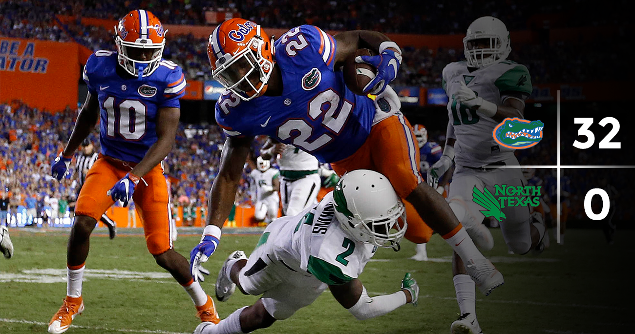 Rapid Reaction: Florida starts slow, pulls away in shutout of North Texas