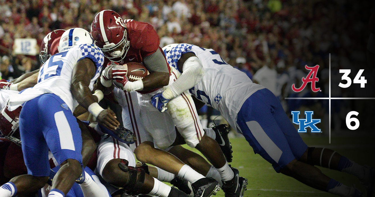 Rapid Reaction: Alabama overcomes sluggish start to batter Kentucky Rapid Reaction: Alabama overcomes sluggish start to batter Kentucky