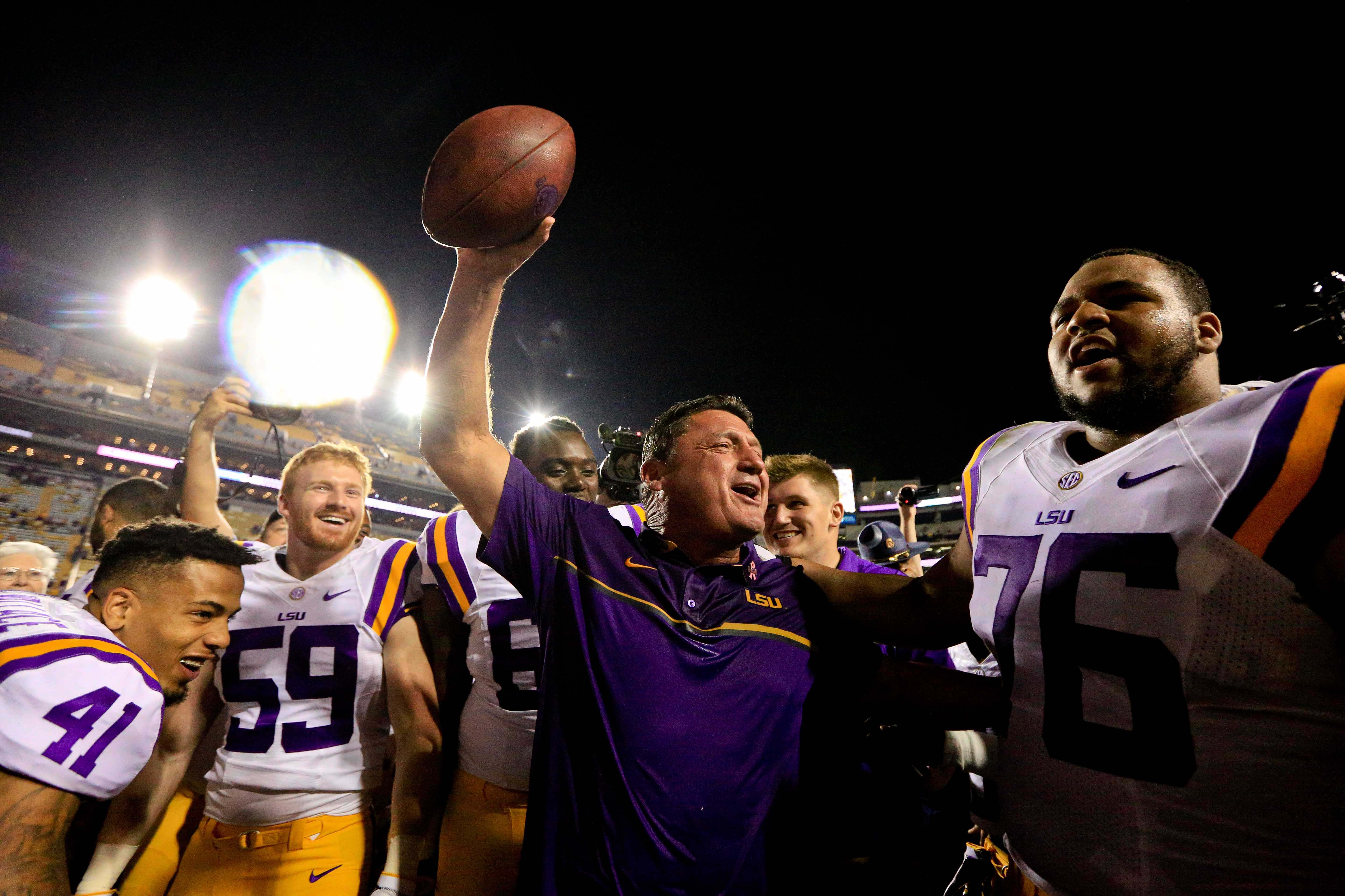 LSU DL coach Pete Jenkins has a bit of history with Nick Saban