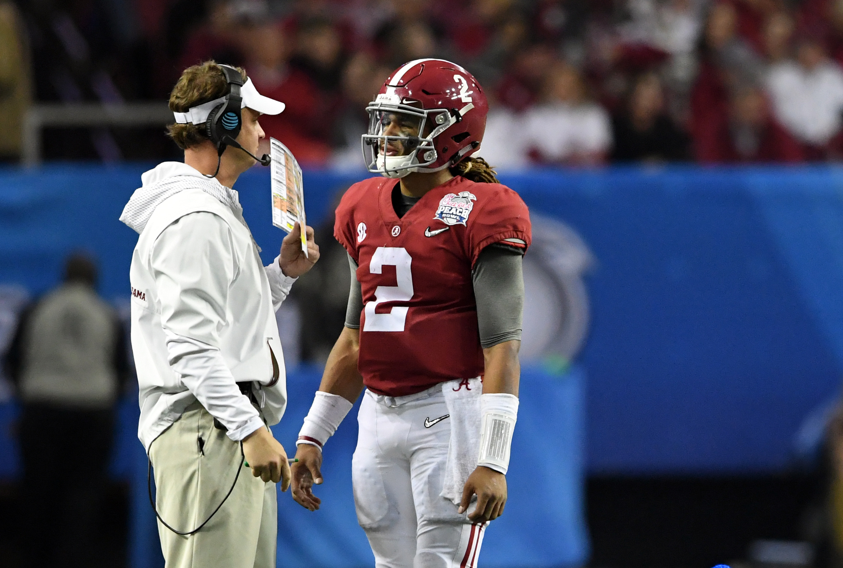 Lane Kiffin, Jalen Hurts respond to Nick Saban's 'protected' comments