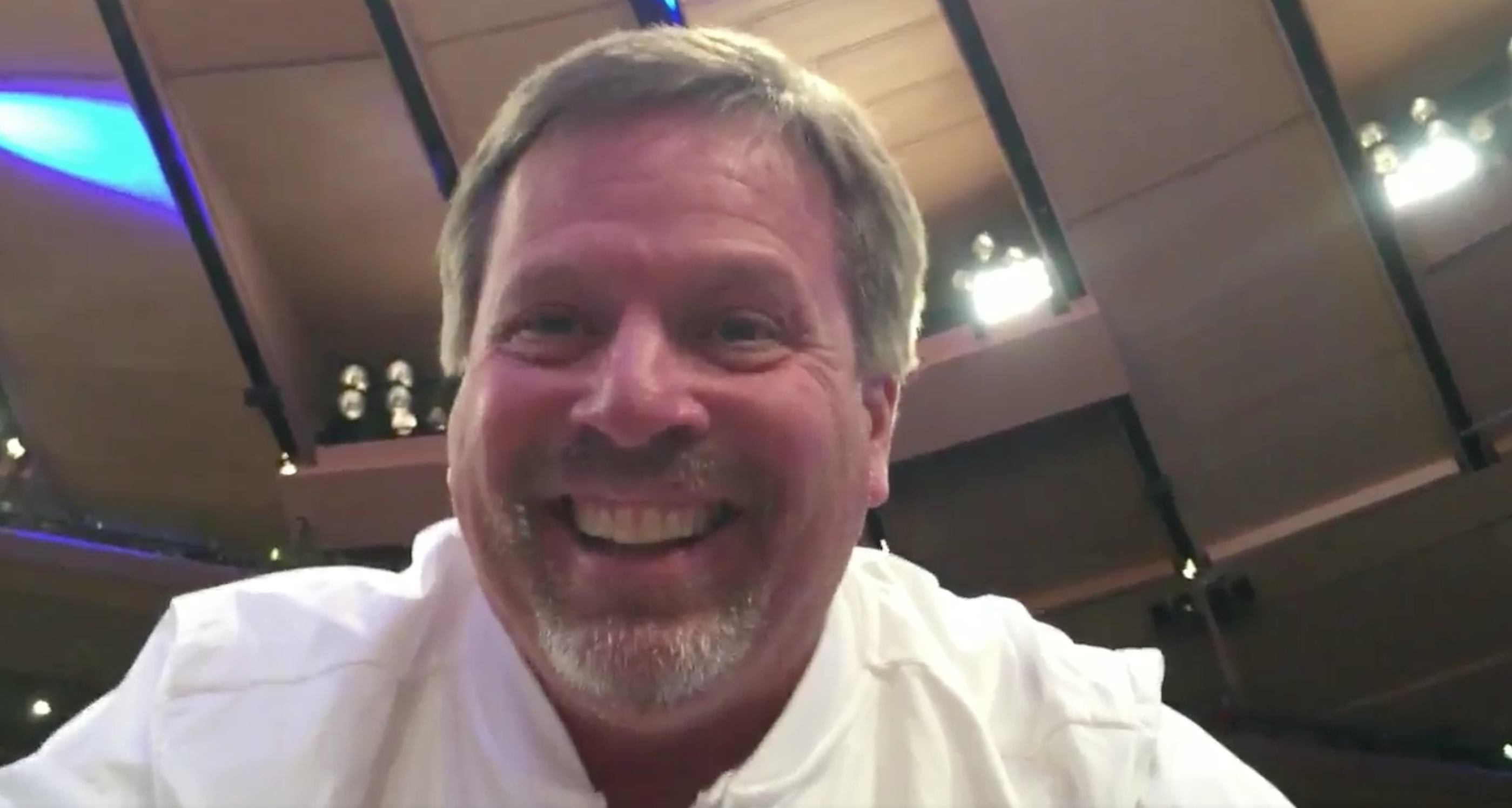 Video: Giddy Jim McElwain taking in the Gators-Gamecocks in Madison ...