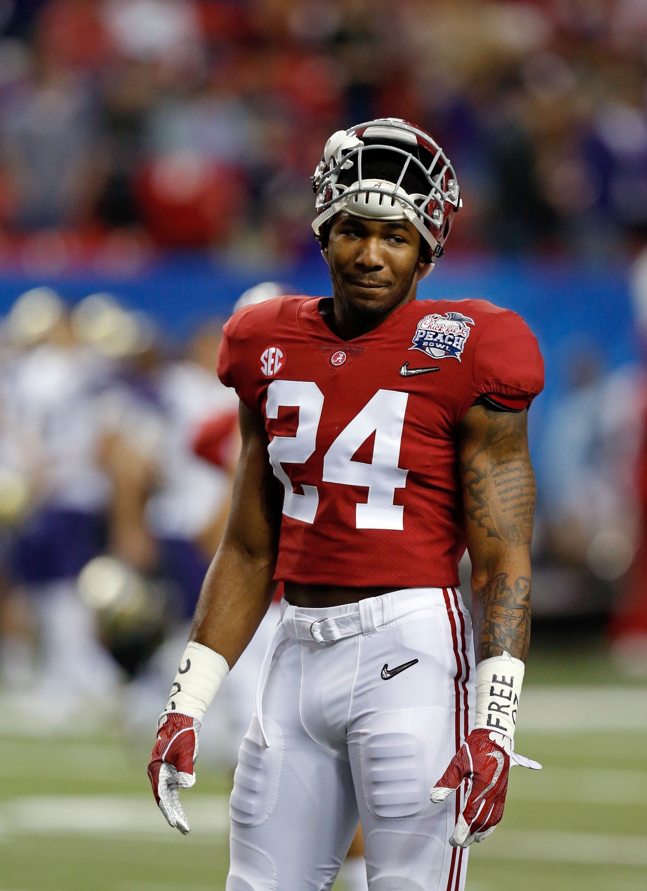 Video: Alabama LB Terrell Hall scores impressive pick-six during A-Day