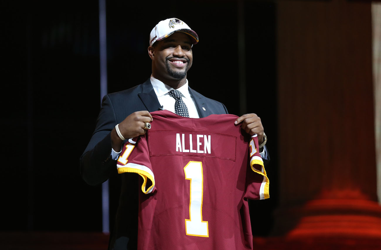 Photo: Redskins reveal jersey numbers for Jonathan Allen, Ryan Anderson