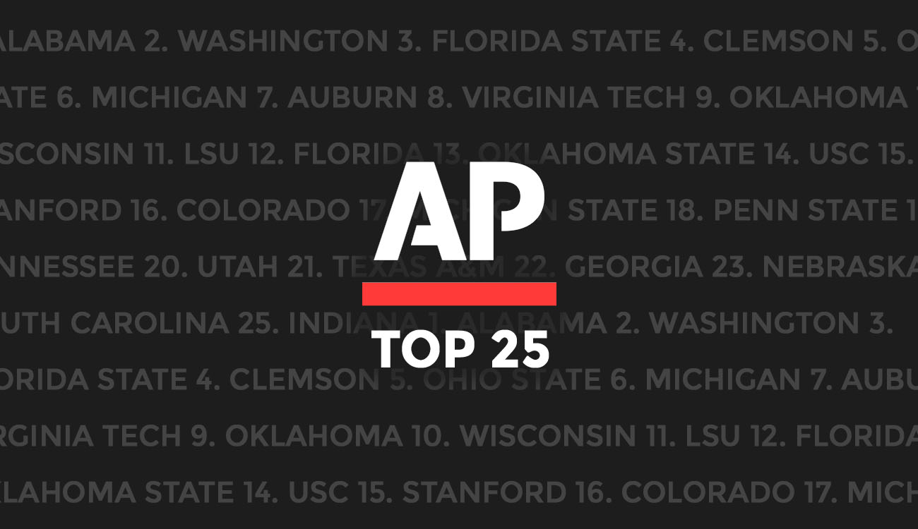 Projecting the AP Top 25 for Week 2 (UPDATED)
