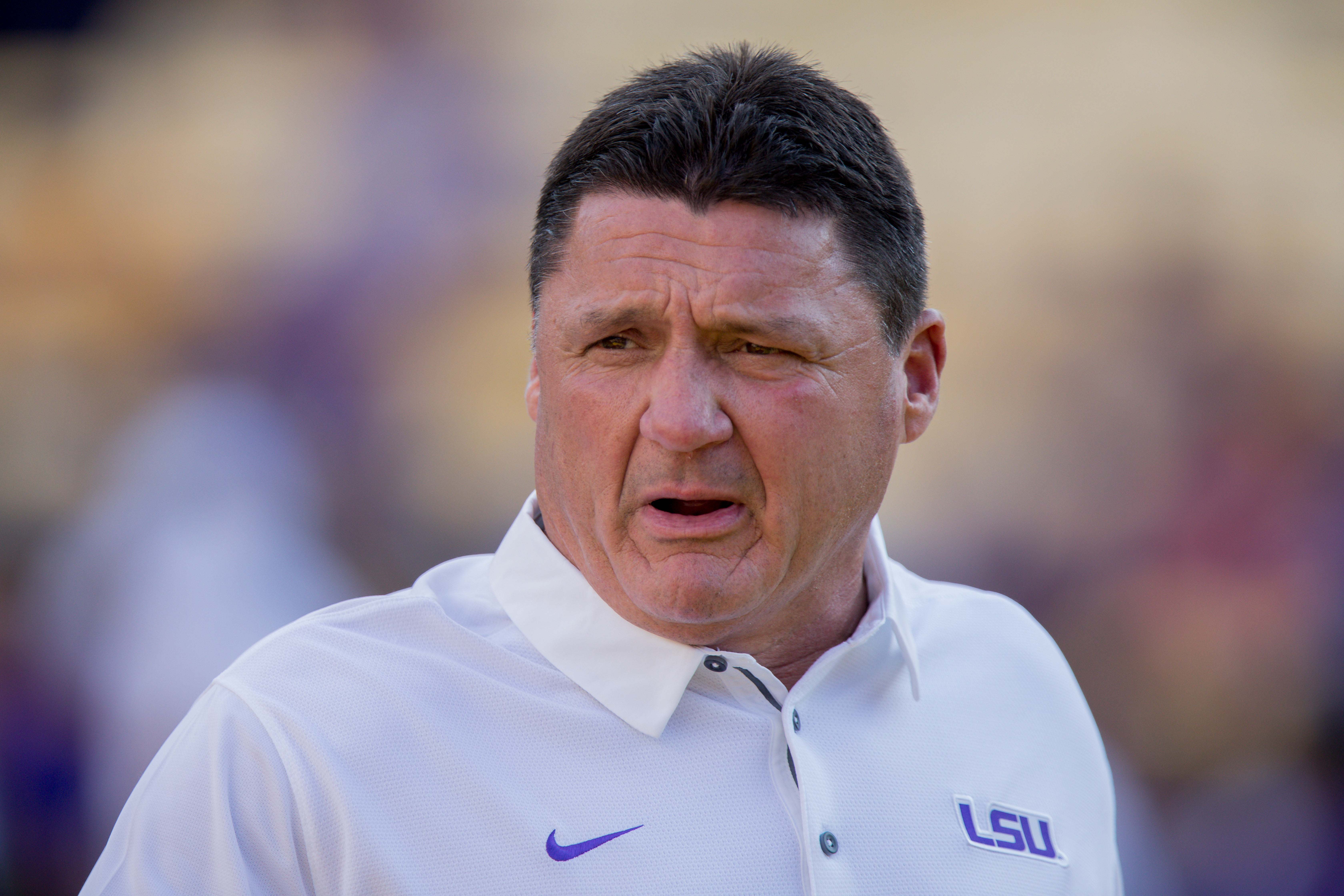 Ed Orgeron says LSU leadership had meeting after Troy loss, 'put it all ...