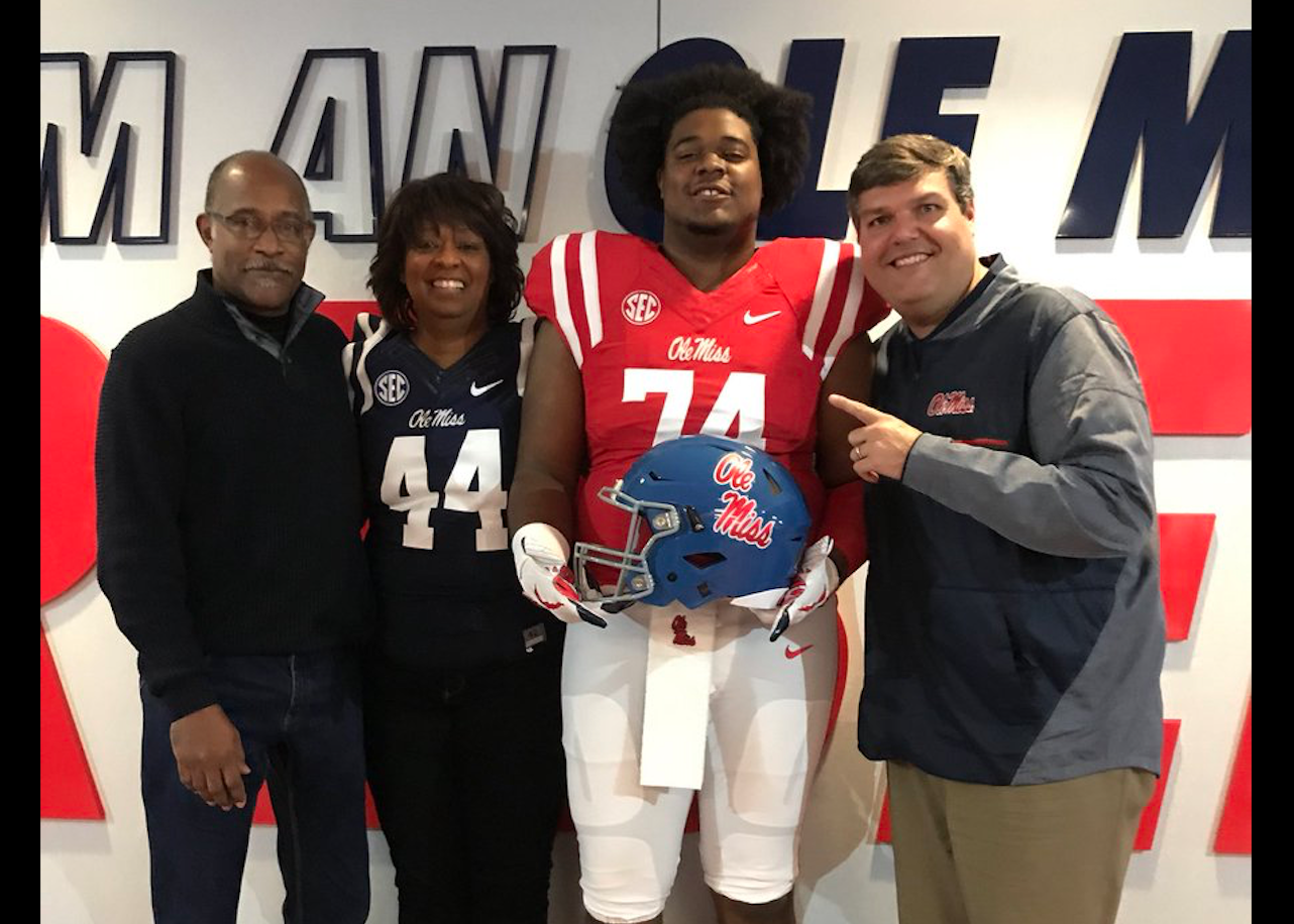 Ole Miss lands commitment from massive offensive lineman Hamilton Hall Ole Miss lands commitment from massive offensive lineman Hamilton Hall