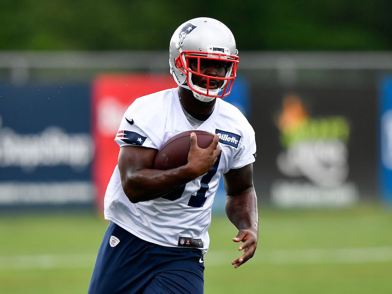Sony Michel comments on ongoing contract talks with the New England ...