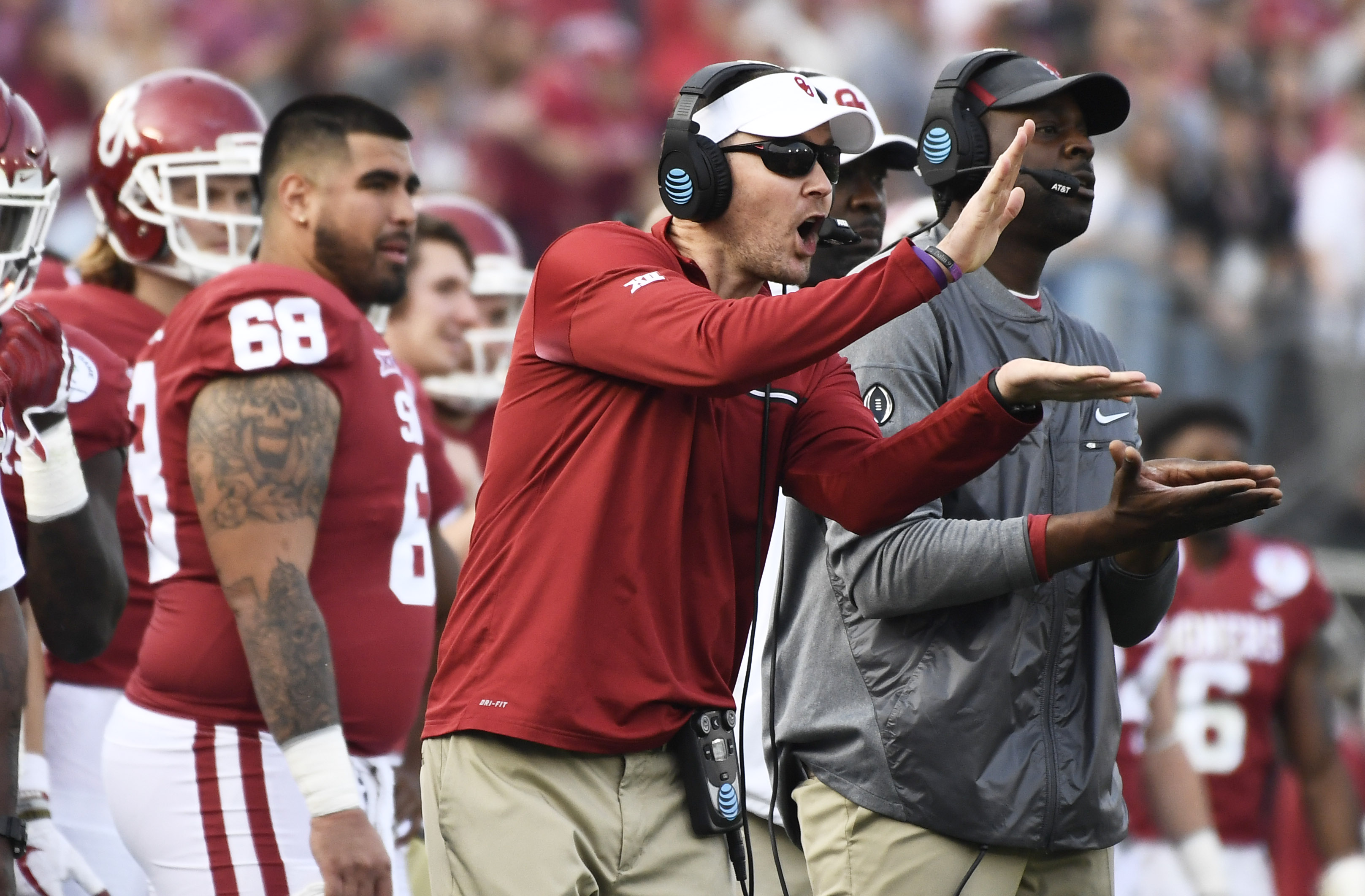 Lincoln Riley offers up an interesting take on Georgia's defense ...