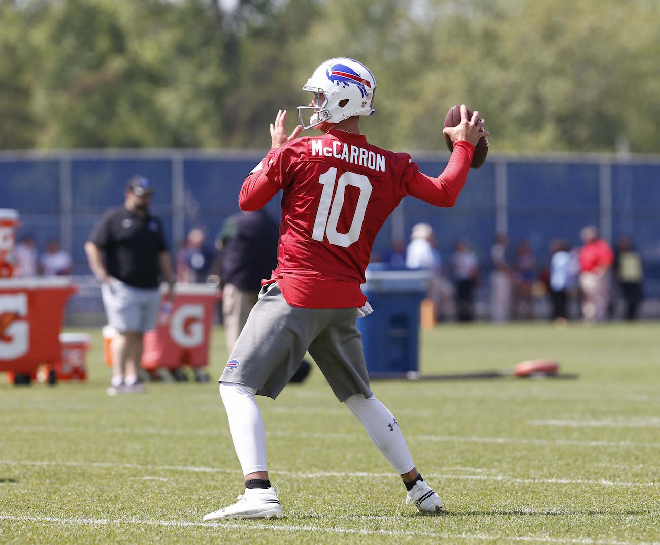 AJ McCarron is 'super excited' to get to work at Buffalo Bills ...