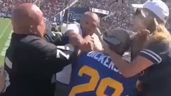 Oakland Raiders Fans Fight