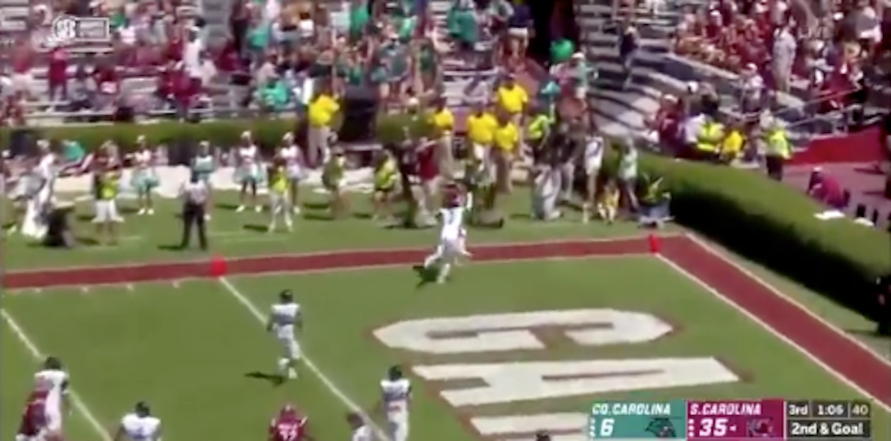 WATCH: Deebo Samuel makes ridiculous one-handed TD catch against ...