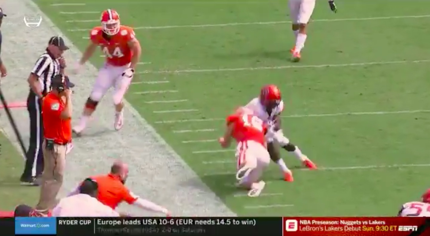 WATCH: Trevor Lawrence takes huge hit, injured in first game since ...