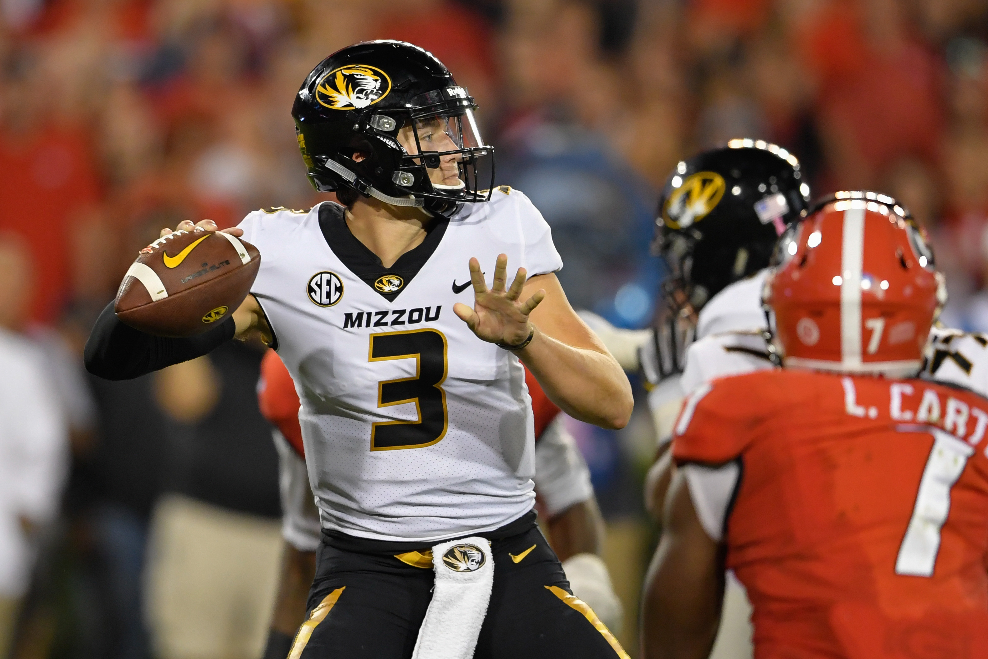 Missouri QB Drew Lock passes huge career milestone against South Carolina