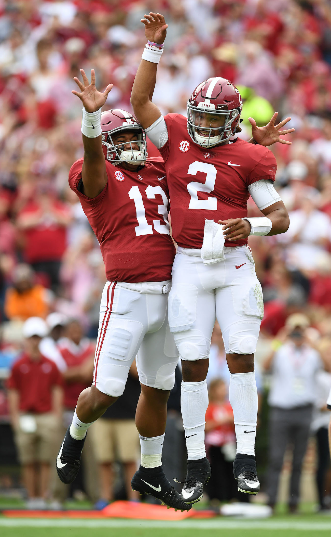 Nick Saban explains why Alabama used Tua Tagovailoa and Jalen Hurts at the same time