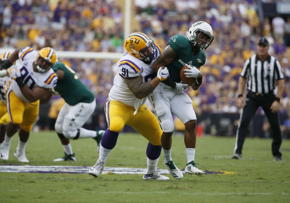 LSU DL Breiden Fehoko expresses gratitude after being named a team captain