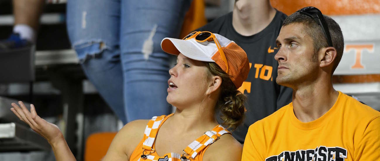 LOOK: Depressed Tennessee fans were so sad during blowout loss to Florida