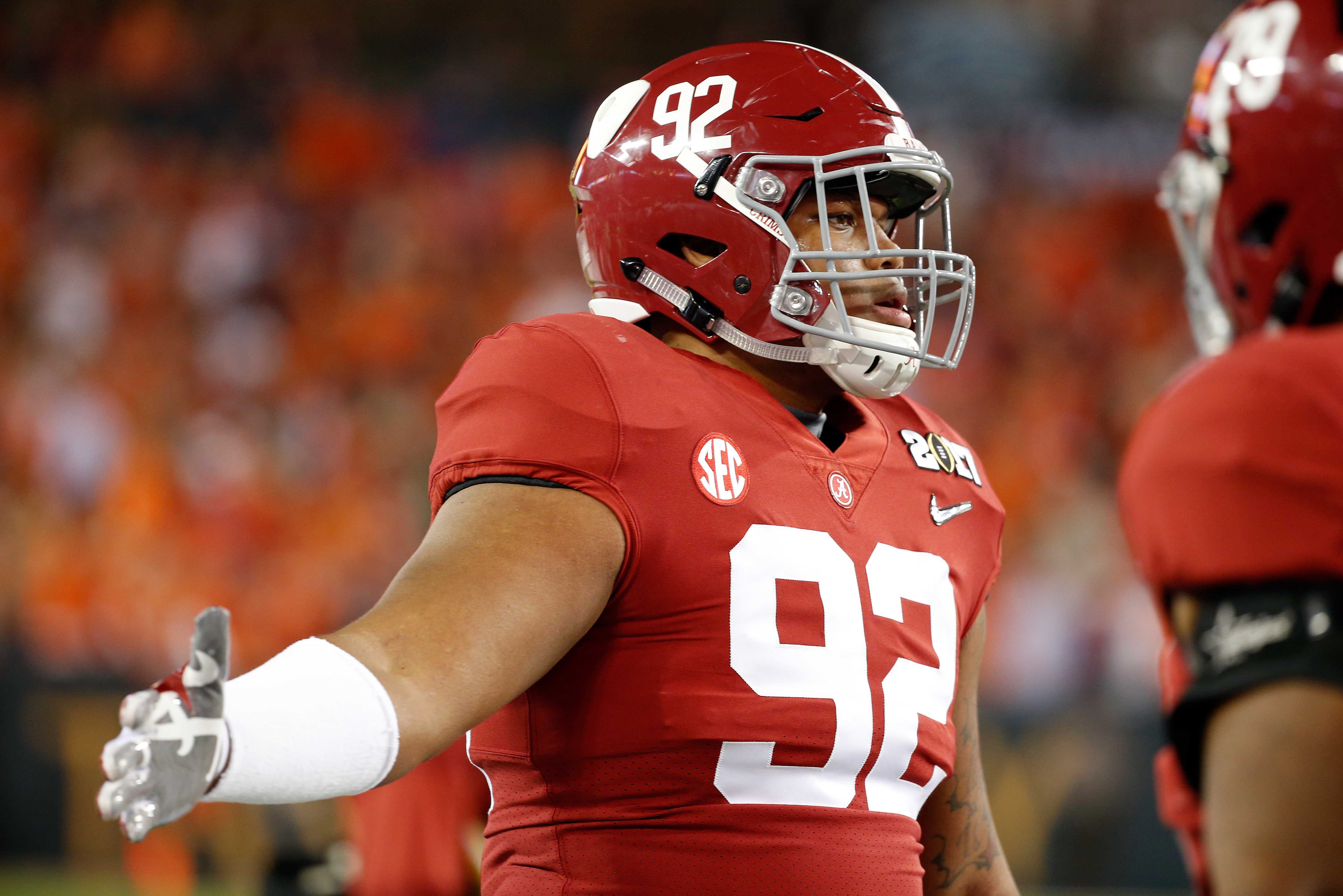 Alabama DL Quinnen Williams' childhood Auburn fandom is still part of ...